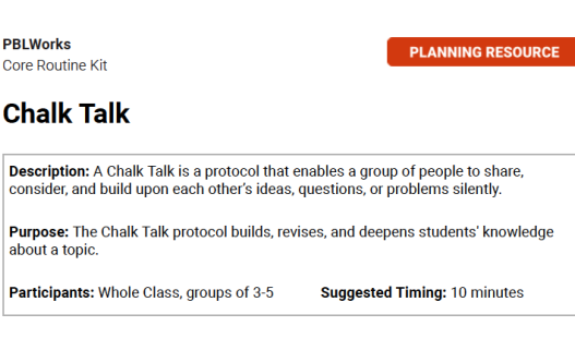 All Resources | MyPBLWorks