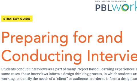 Preparing for and Conducting Interviews | MyPBLWorks