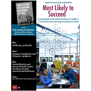 Film Review & Reflection: Most Likely to Succeed | MyPBLWorks