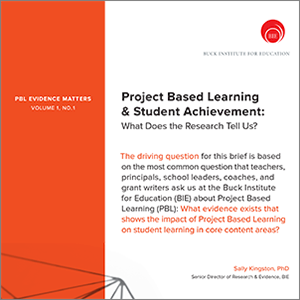 Project Based Learning & Student Achievement | MyPBLWorks